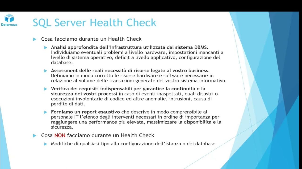 SQL Server Health Check: la fotografia dello stato di salute del tuo ...