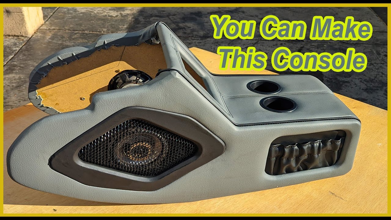Make a Center Console from Scratch and add a Metal Mesh - YouTube