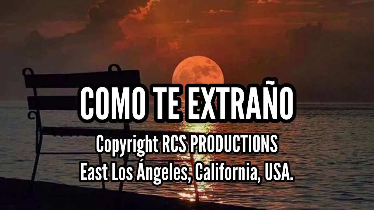 Como te extraño - YouTube