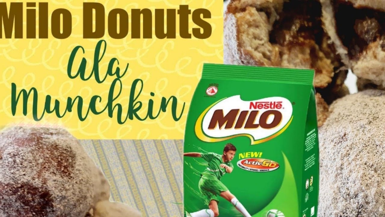 Milo Donuts (Best Chocolate Donut Recipe) - YouTube