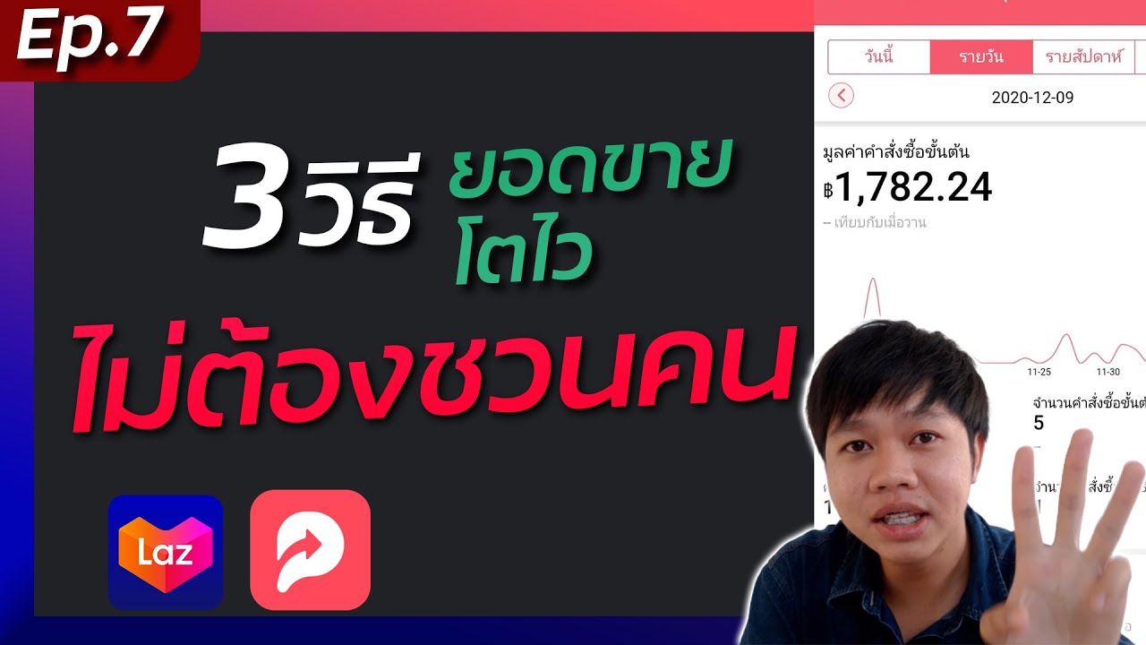 3วิธี ยอดขายโตแบบไม่ต้องชวนคน Lazada x Youpik | MarkLAB - YouTube