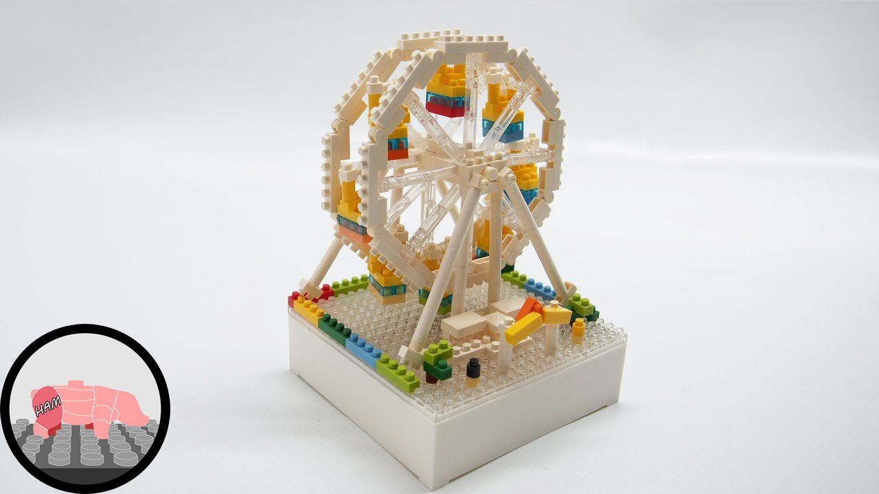 Build a Mini Brick Ferris Wheel - YouTube