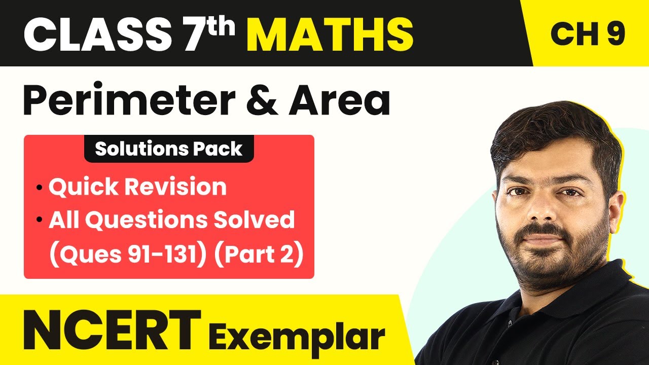 Class 7 Maths Unit 9 NCERT Exemplar Book - Quick Revision/All Concepts ...