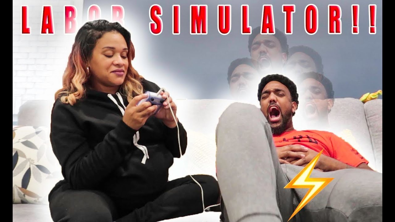 BIRTH PAIN SIMULATOR CHALLENGE - YouTube