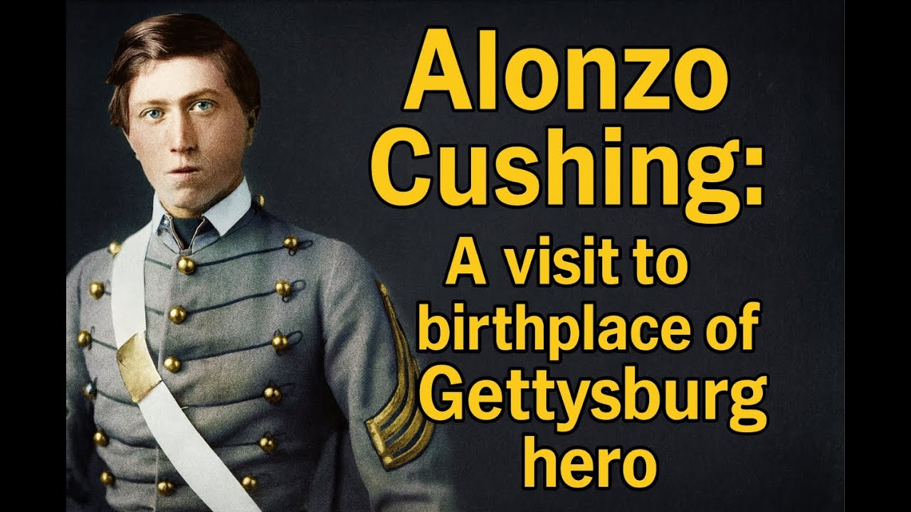 Alonzo Cushing, a Gettysburg Medal of Honor recipient - YouTube