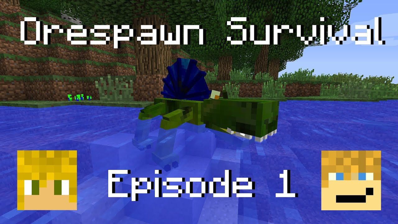 Orespawn Adventure - Modded Minecraft Survival Ep.1 - Derp Monster - YouTube