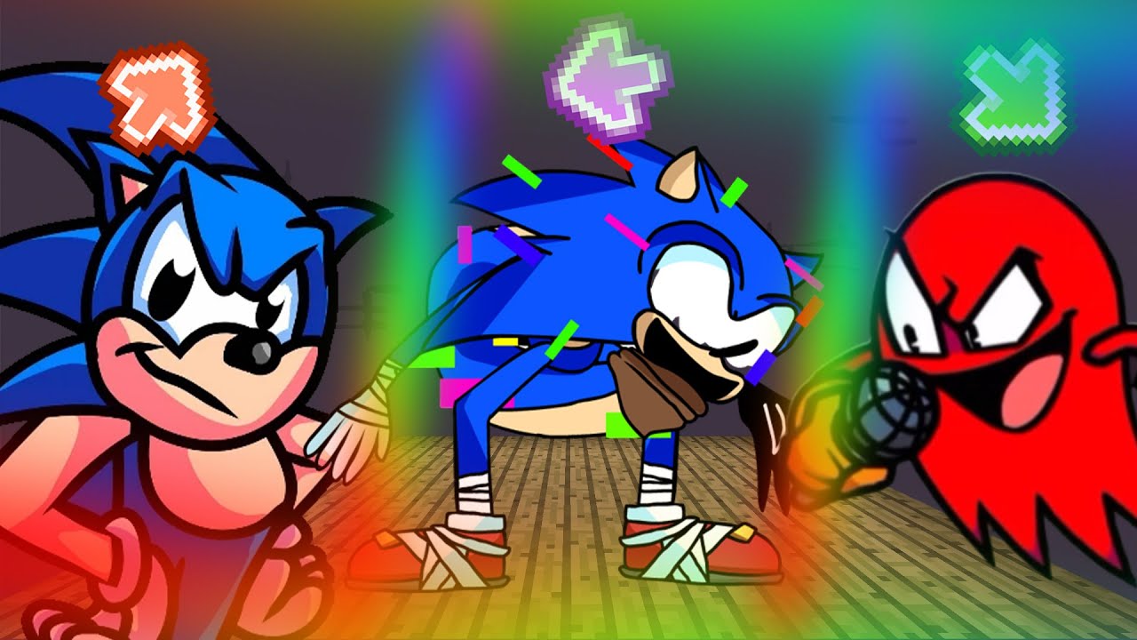 FNF Character Test SONIC INKY RED | NOOB VS PRO VS HACKER | CRAZY DANCE ...
