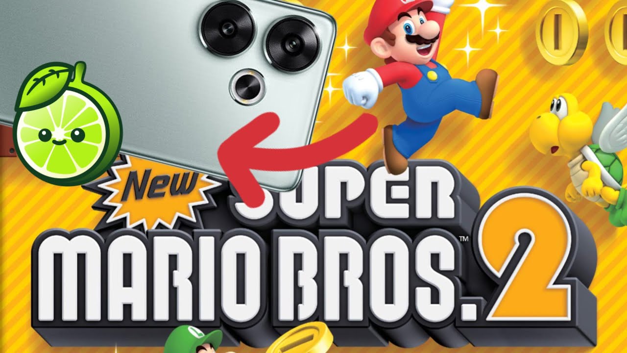 Play New Super Mario Bros. 2 on Android phones with Lime3DS - YouTube
