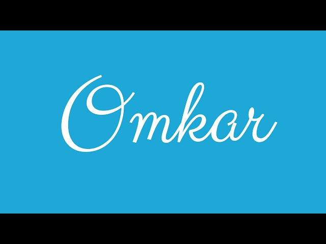 Omkar Name Logo