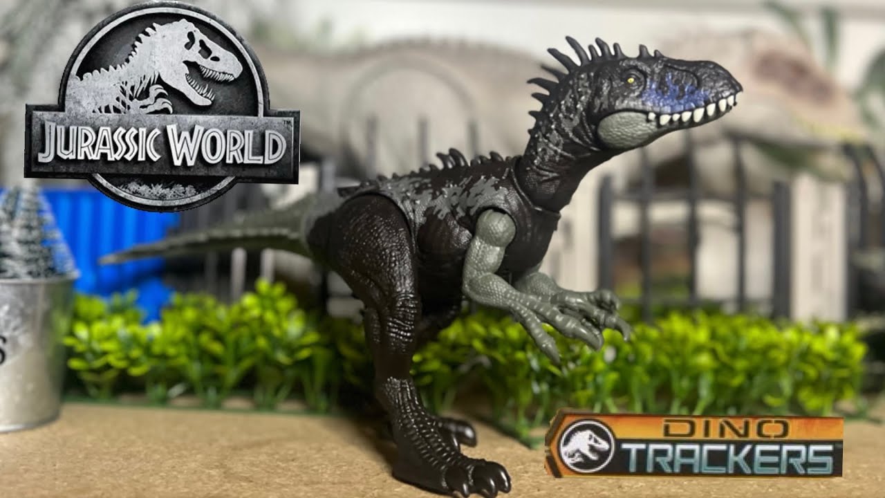 Jurassic world Dino trackers Dryptosaurus wild roar review - Mattel ...