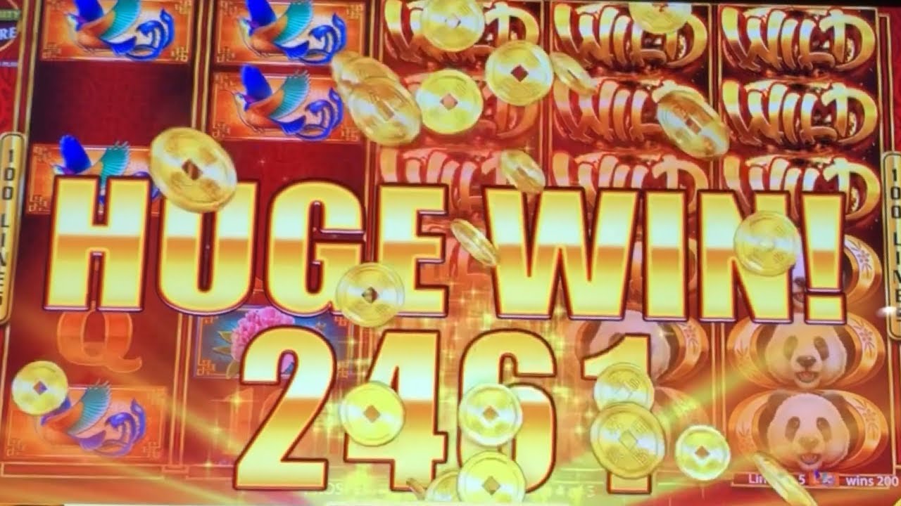HUGE WIN!!! FU DAI LIAN LIAN PANDA SLOT MACHINE 🤩🎰 - YouTube