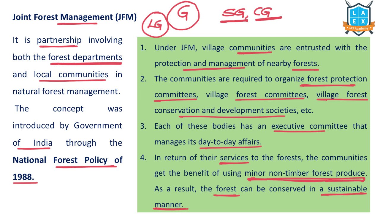 What is Joint Forest Management ? || Joint Forest Management అంటే ఏమిటి ...