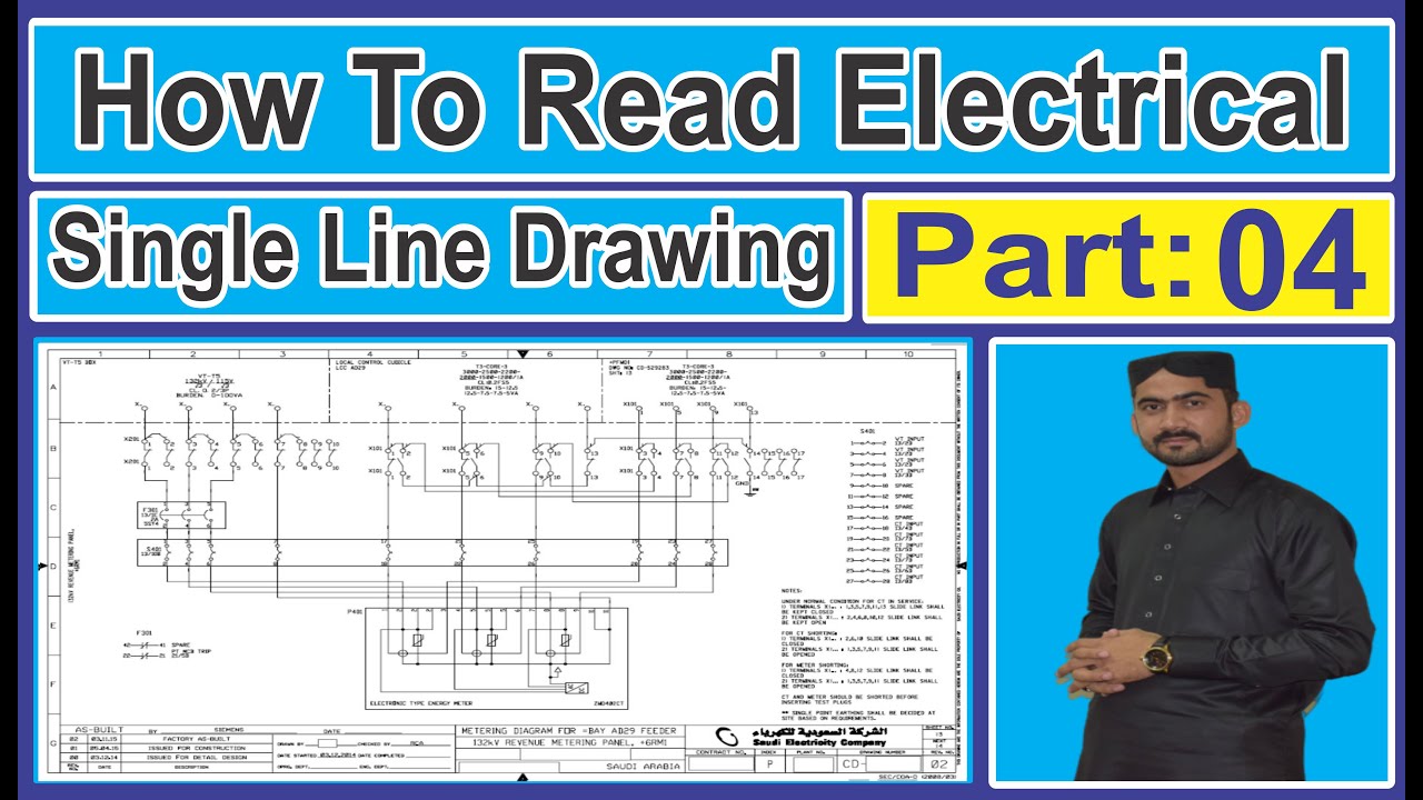 How To Read Electrical Single Line Drawing Part 04 - YouTube