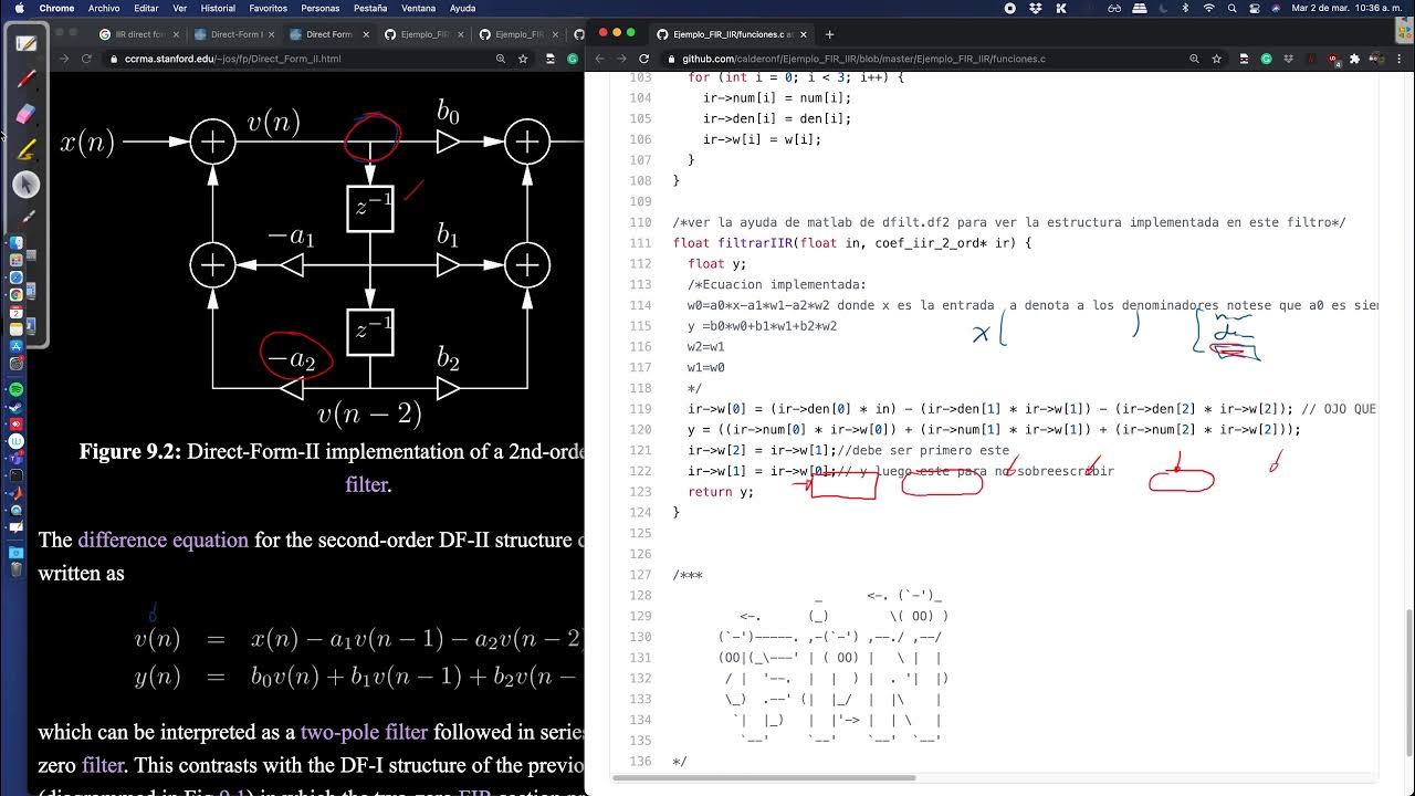 Filtros IIR, implementación en microcontroladores ejemplo funcional en ...