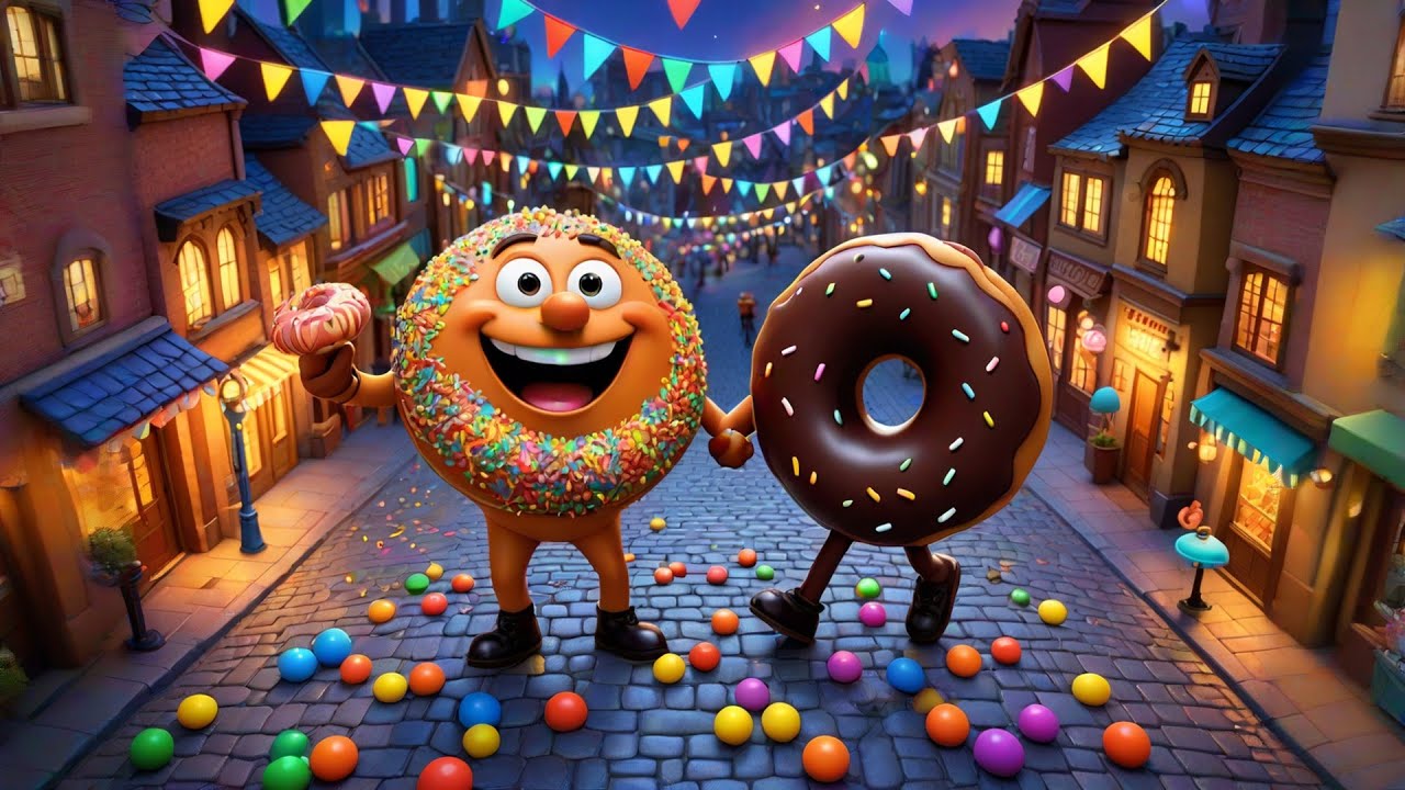 Donut Dance Party — Spin & Sprinkle Song! | Fun Kids Song | Nursery ...