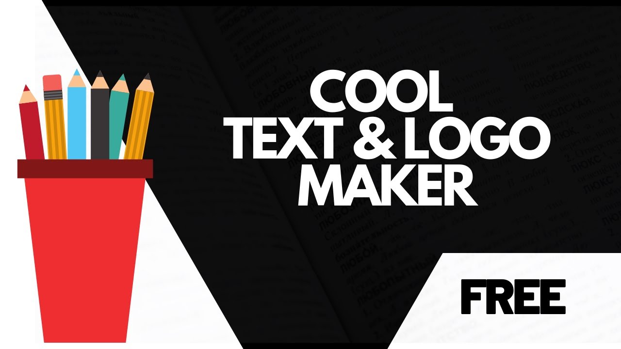 Free Cool Text and Logo Maker - YouTube