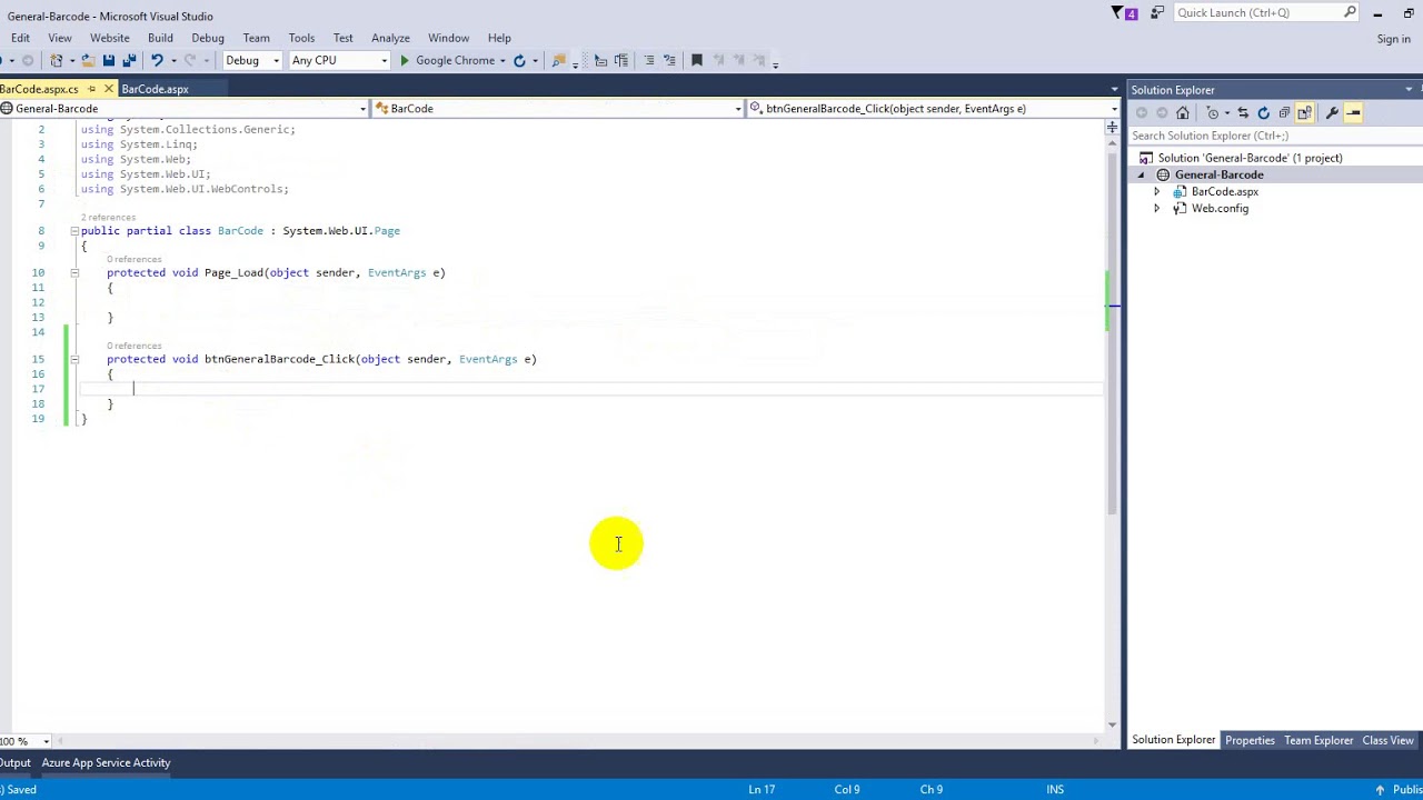 Tạo mã Barcode bằng ASP NET - General Barcode in ASP NET - YouTube