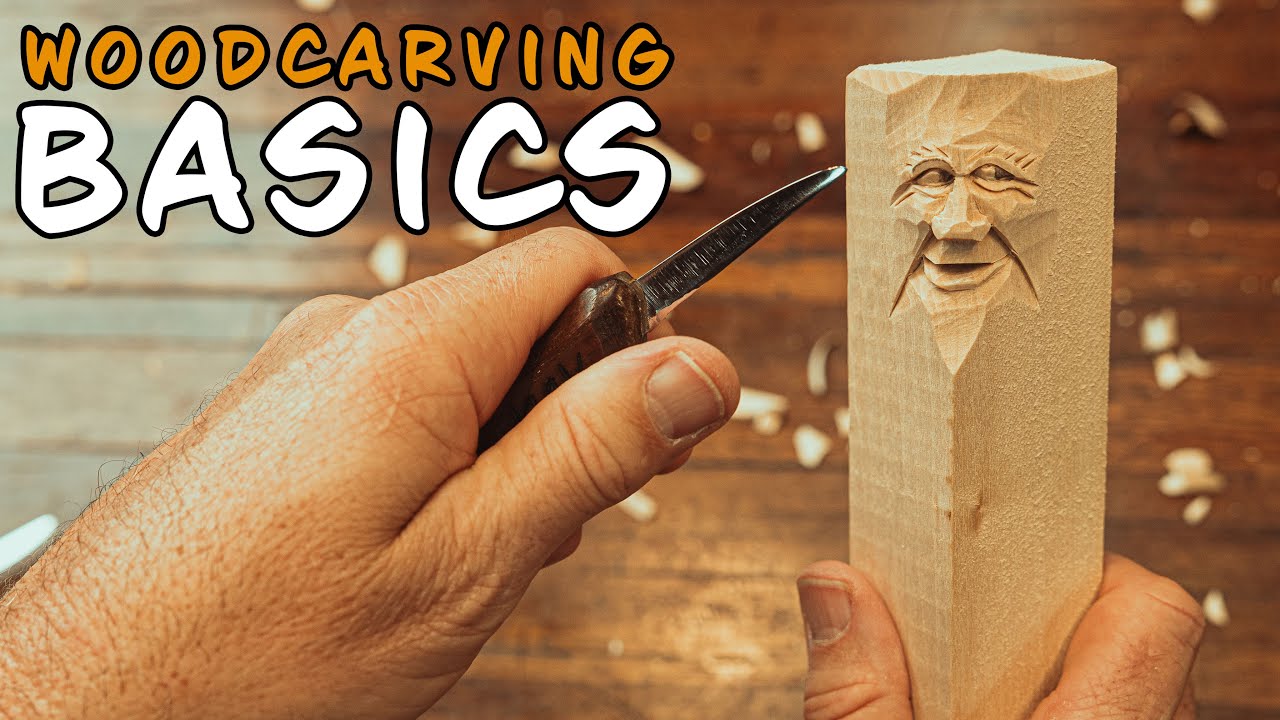 Simple Steps To Carving A Face - YouTube