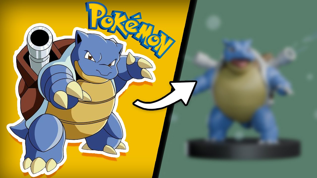 2D to 3D! Sculpting Pokemon timeleap (Blastoise)3D coat - YouTube