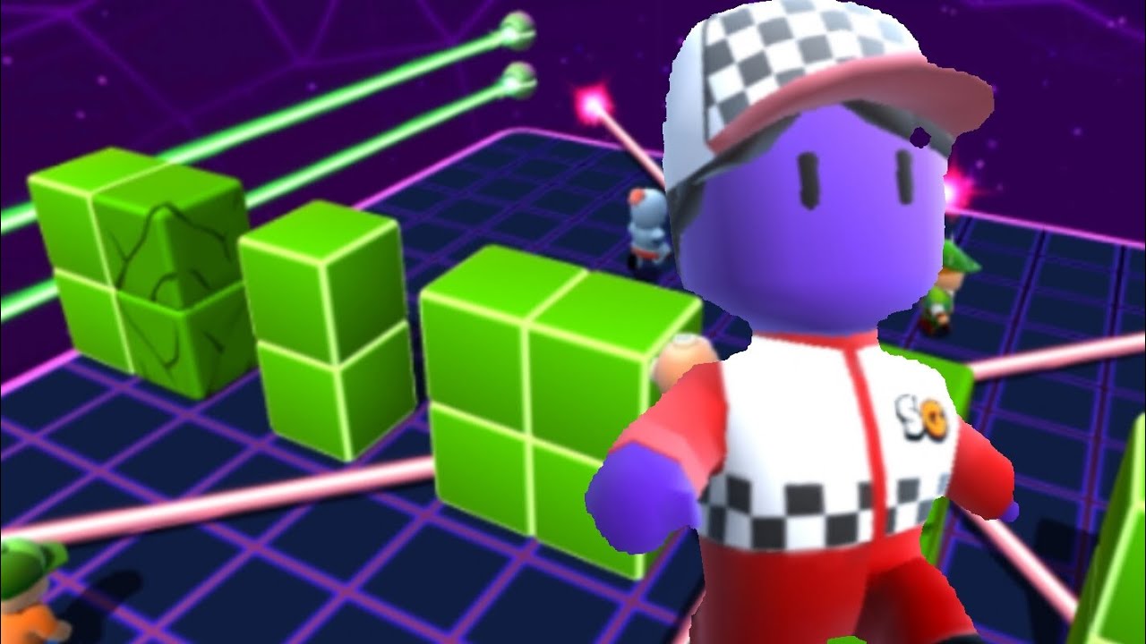 Stumble Guys block dash - YouTube