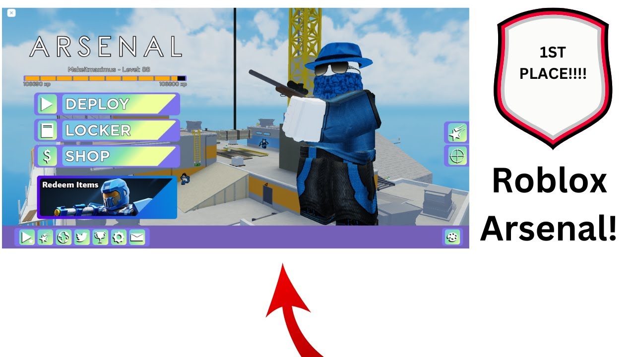 Roblox Arsenal Gameplay - YouTube