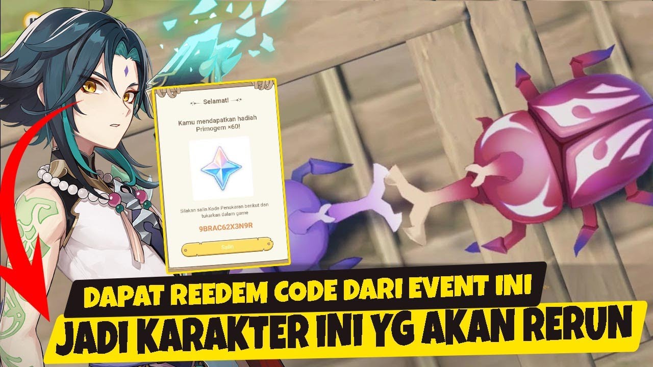 Dapat Redeem Code dari Event ini - Prediksi Karakter Rerun !!! Genshin ...