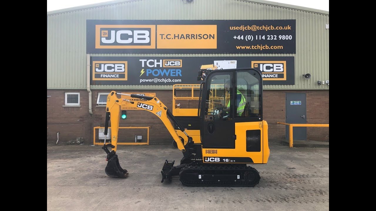 FOR SALE - 2020 JCB 16C-1 MINI EXCAVATOR - 2701834 - YouTube