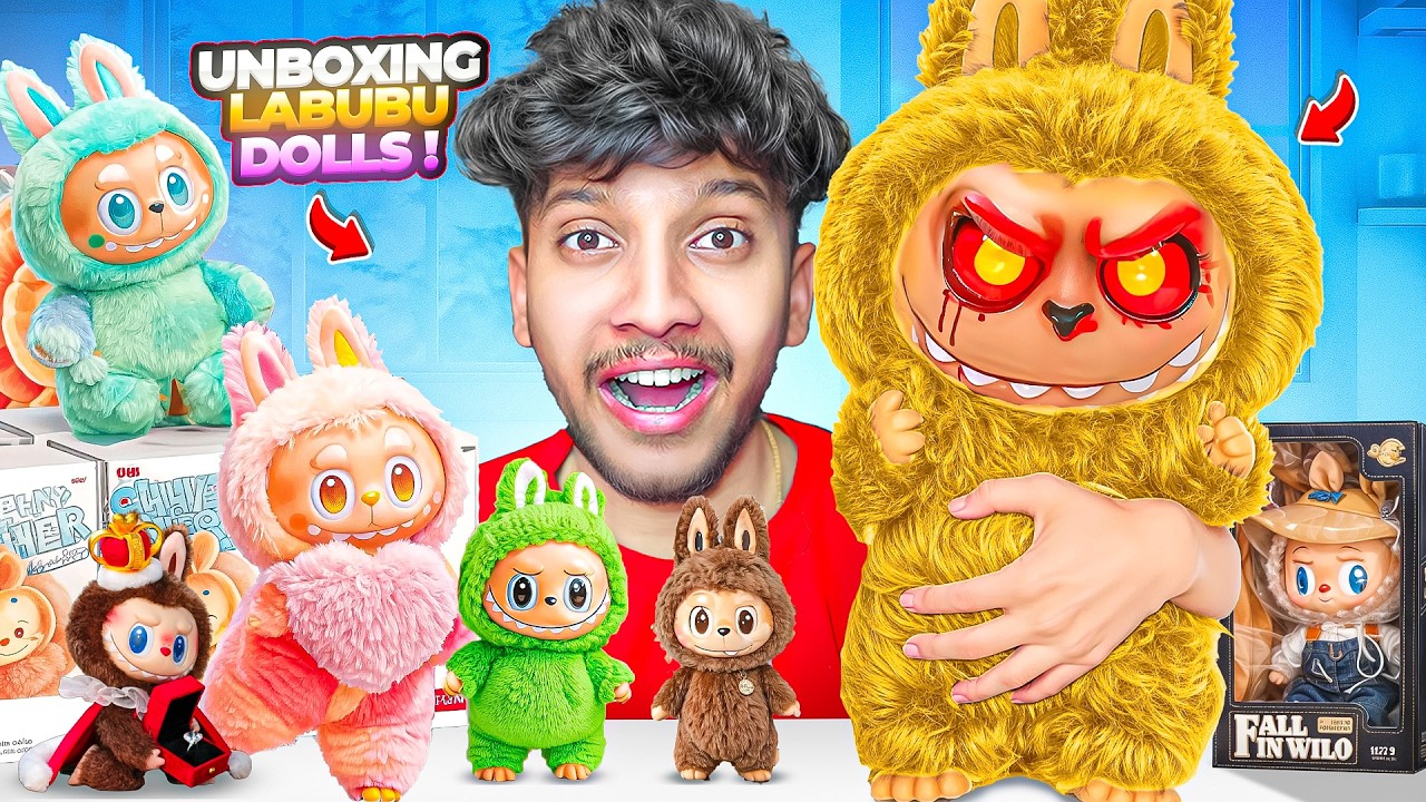 UNBOXING 10 MYSTERIOUS LABUBU BLIND BOX!😱 - YouTube