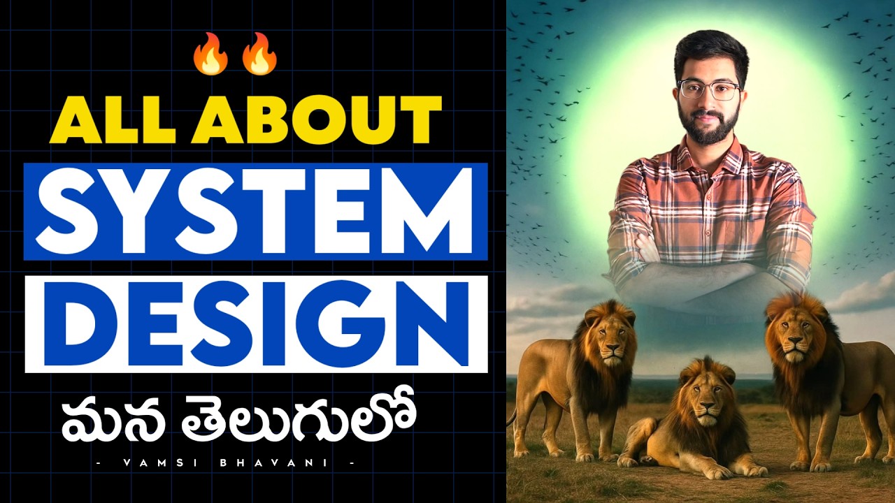 [A-Z] System Design Roadmap | Telugu | Vamsi Bhavani - YouTube