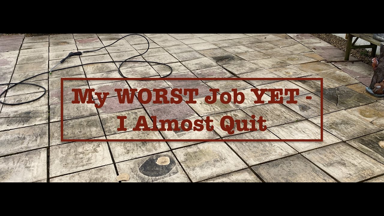 My WORST Job YET - Pressure Washing - YouTube