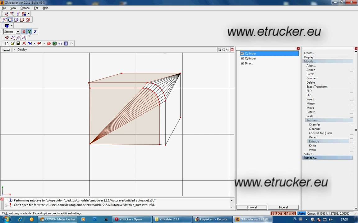 [Tutorial] Chamfer ZModeler More tutorials, mods in eTrucker.eu - YouTube