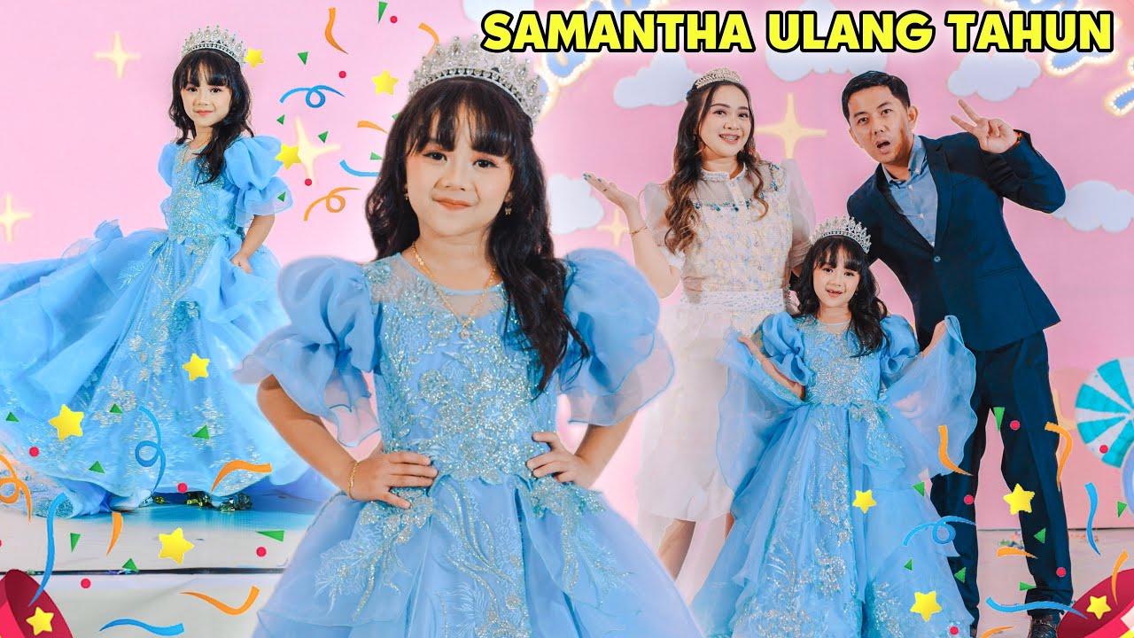 SAMANTHA ULANG TAHUN KE 7 SERBA CINNAMOROLL KUROMI JADI PRINCESS ...