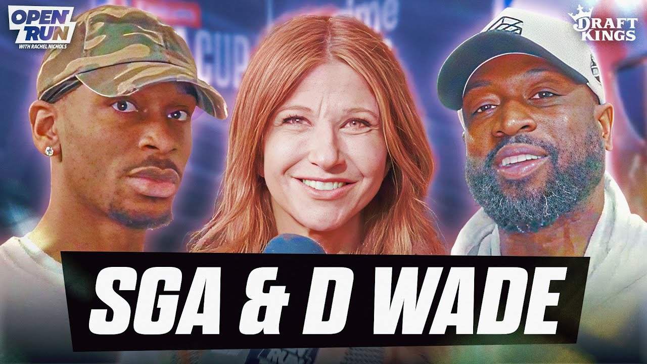 Behind the Scenes of NBA Cup with Rachel Nichols ft. SGA, D-Wade, Blake ...