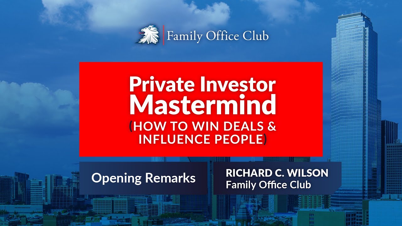 Opening Remarks: How to Win Deals and Influence People Mastermind | Dallas, TX. - YouTube