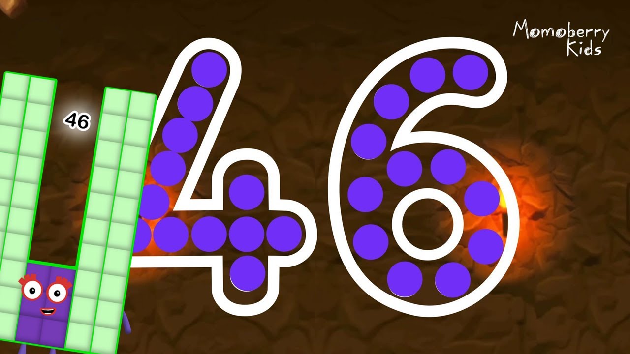 Numberblocks 46 Magic Run Numberblocks Fourty Six Adventure Number