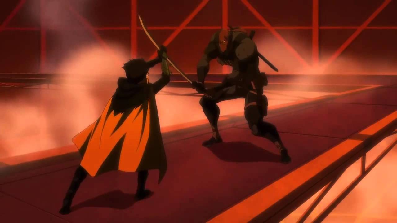 Son of Batman Robin vs Deathstroke - YouTube