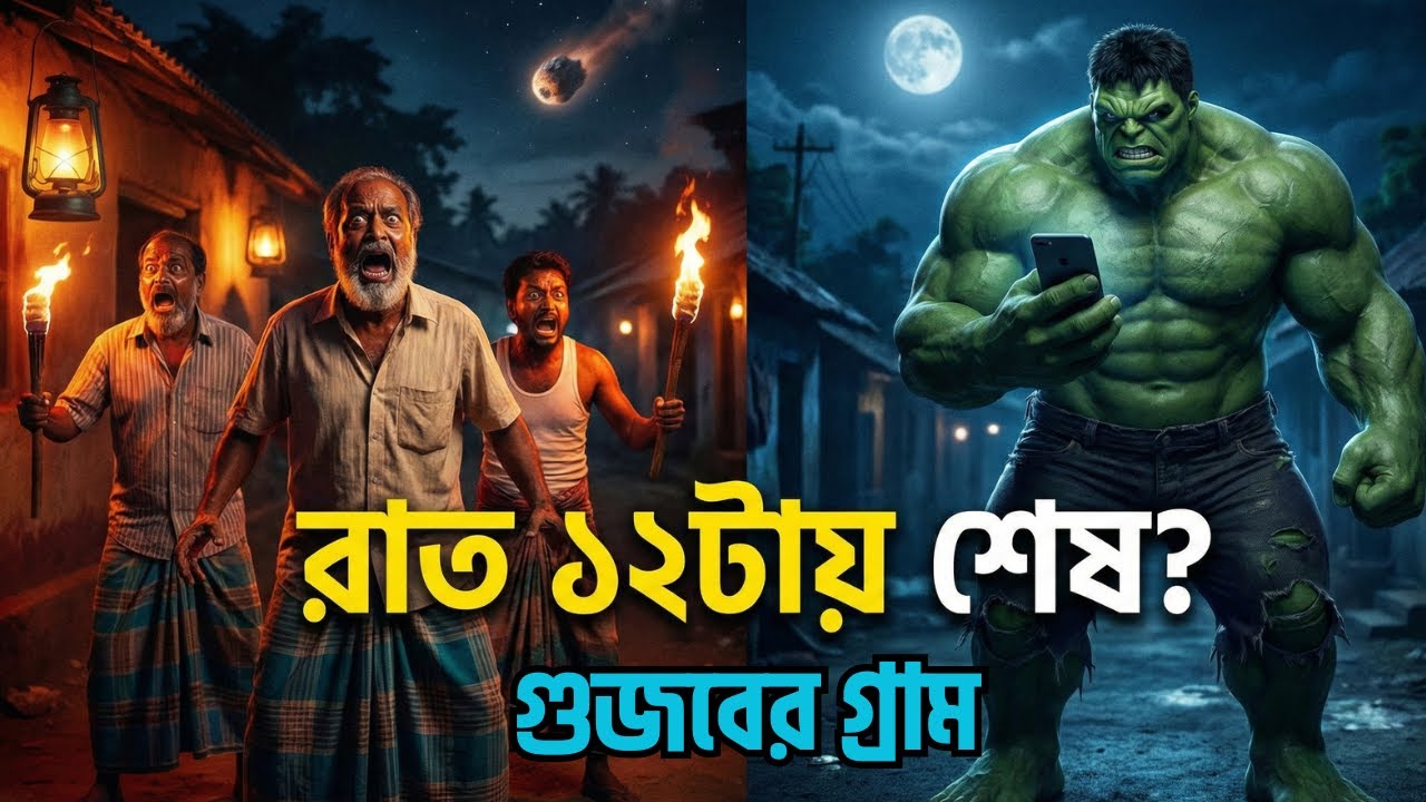 রাত ১২টায় পৃথিবী ধ্বংস? হাল্কের কাণ্ড দেখে হাসতে হাসতে শেষ! || Funny ...