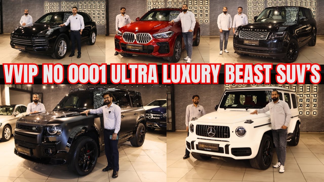 VVIP NO 0001 Ultra Luxury Beast SUV's | G63 AMG, Defender 110, BMW X6 ...