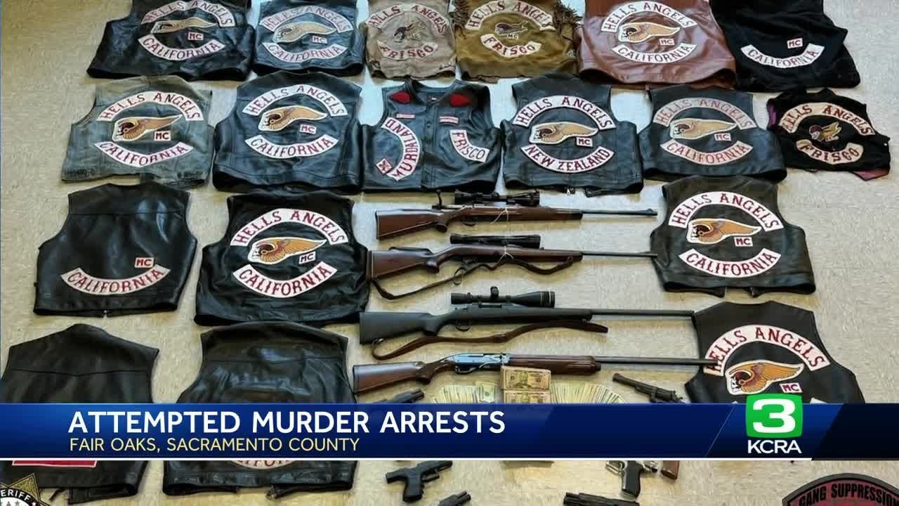 Four Hells Angels members arrested for attempted murder in Sacramento ...