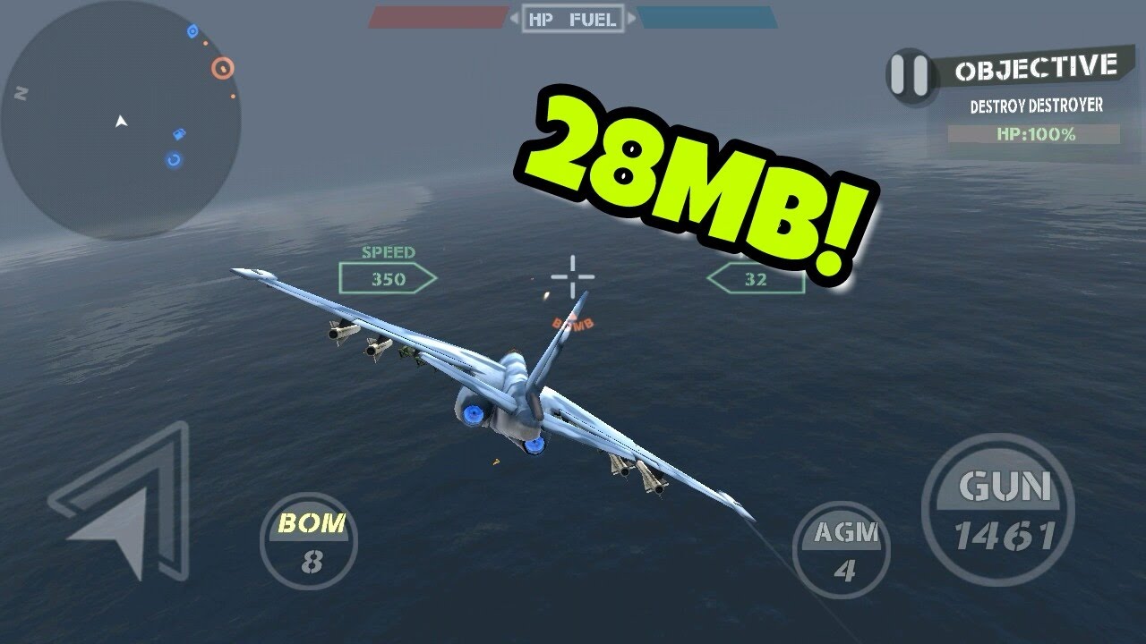 Best High Graphic jet fighting game only. In 27MB For Android & ios ...
