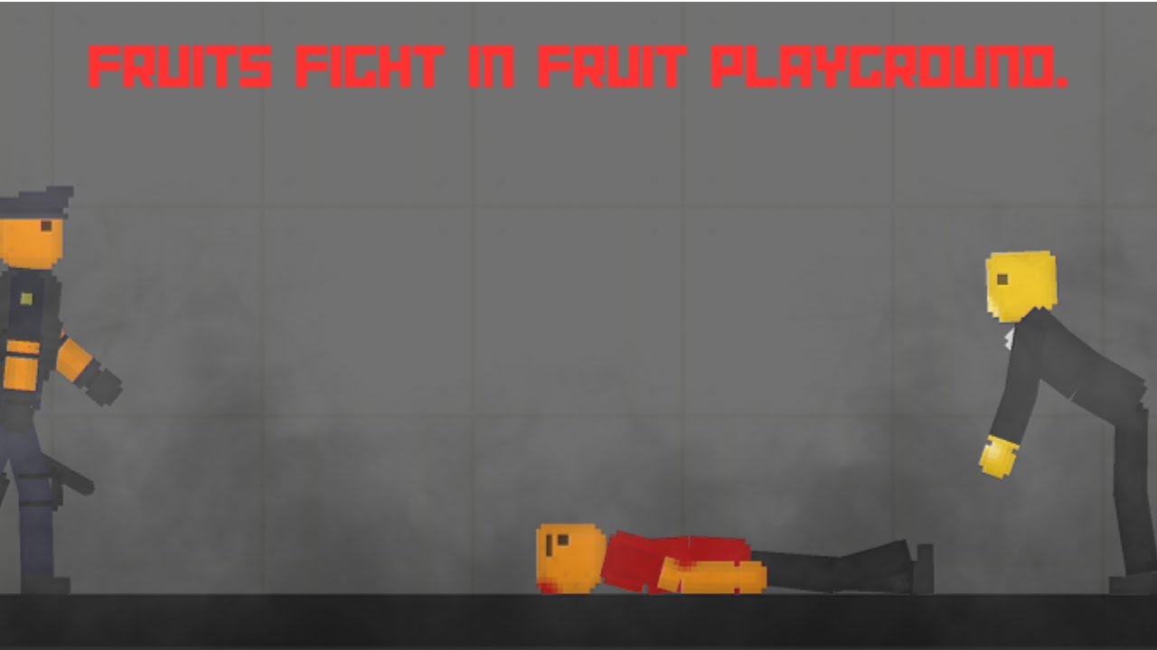 Fruits fight in Fruit Playground. - YouTube