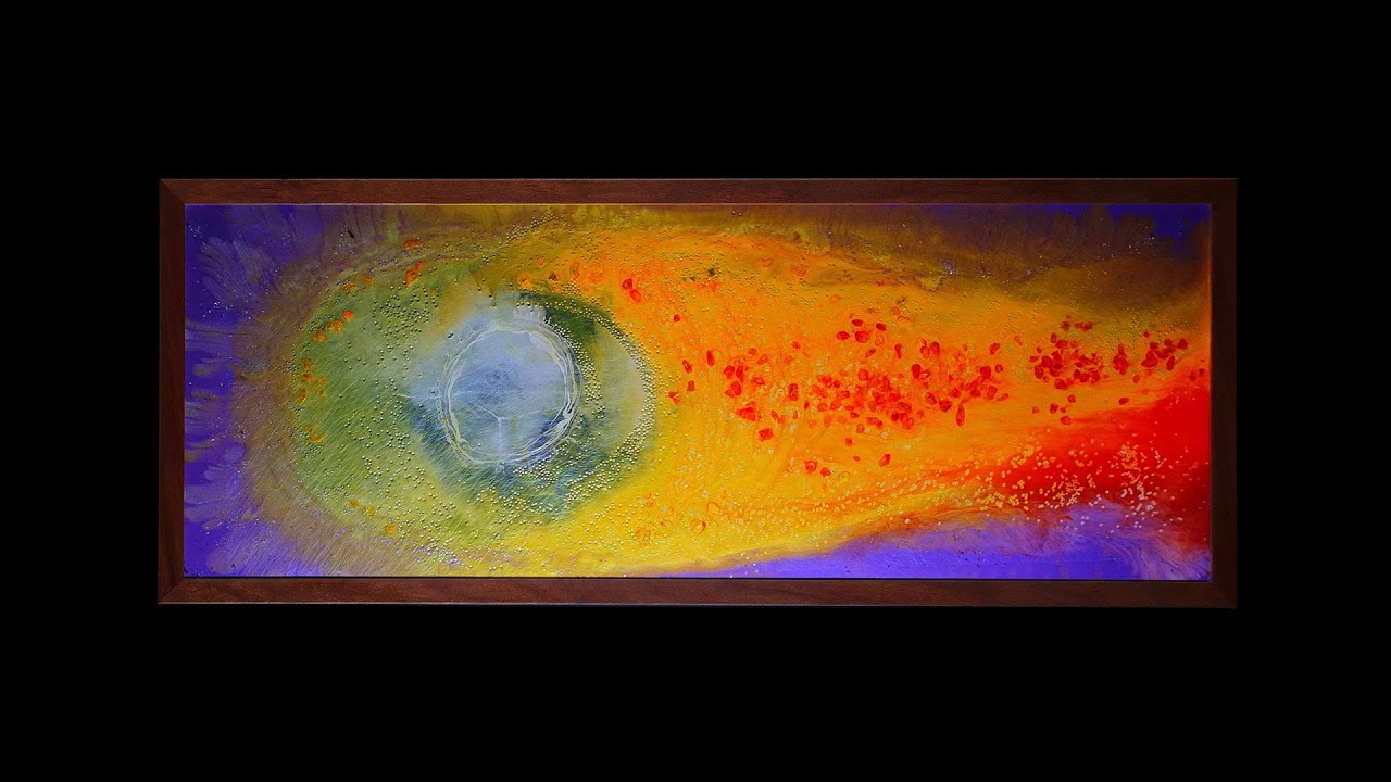 Fireball - Eichinger Epoxy Resin Art - YouTube