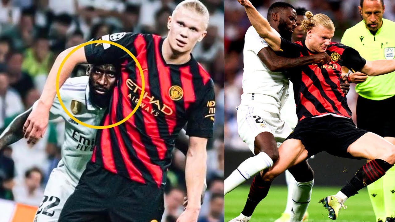 How Rudiger Pocketed Haaland during Real Madrid 1-1 vs Man City - YouTube