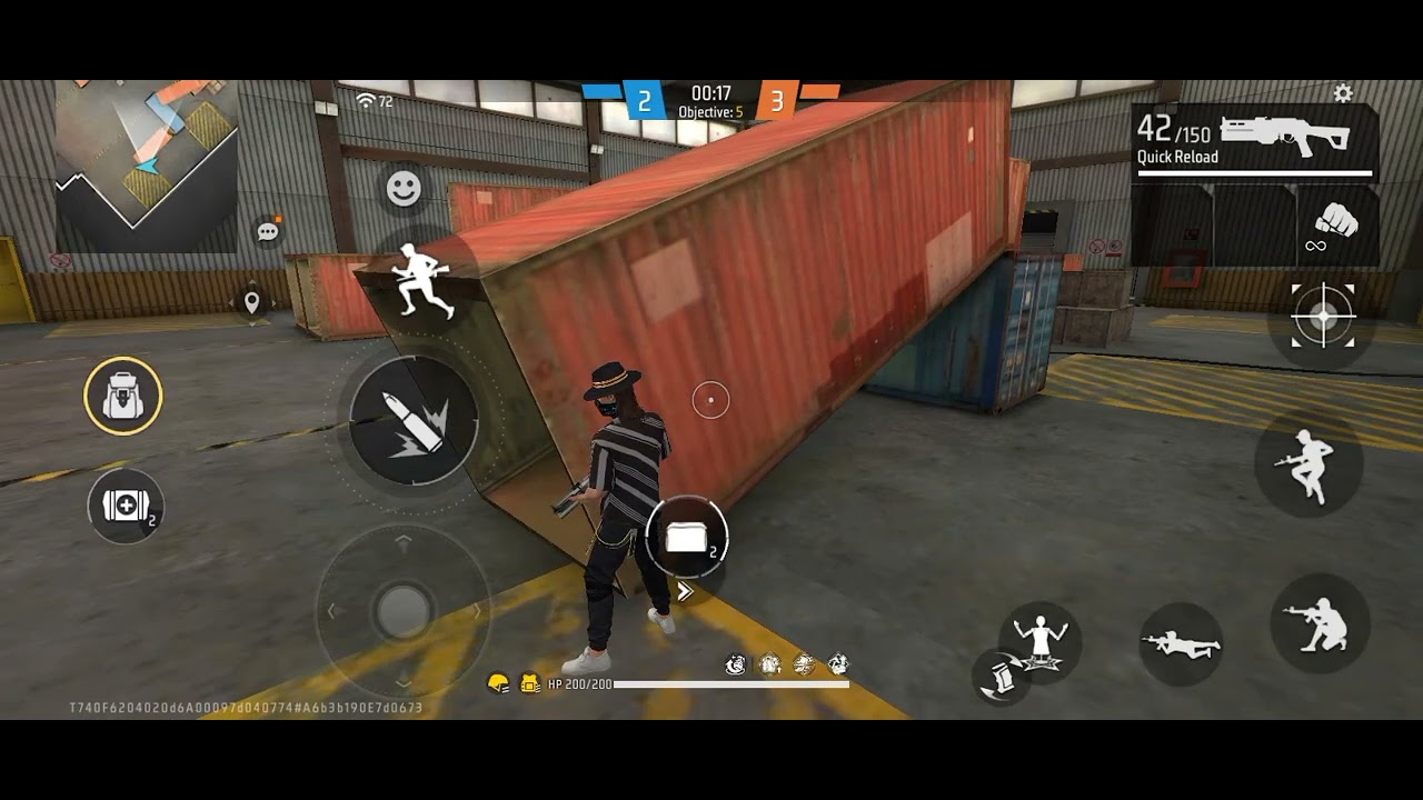 free fire glitch and new character game play - YouTube