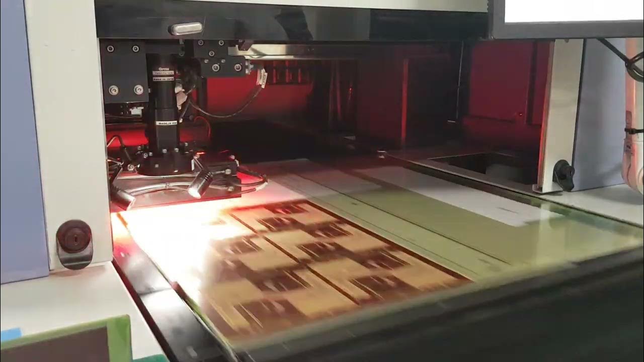 FPCB 스쿨 회로형성후 AOI - YouTube