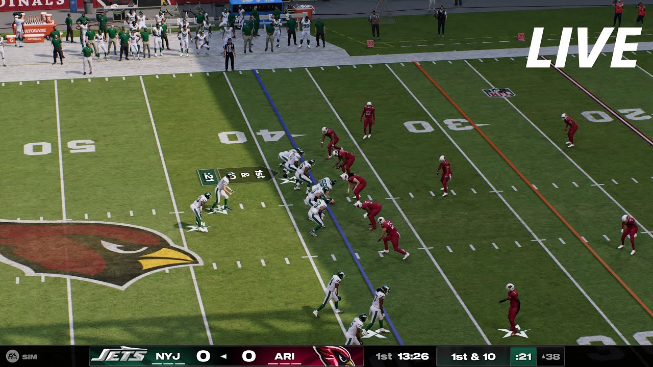 NFL LIVE🔴Arizona Cardinals vs.New York Jets|Week 10 NFL Full Game-10th ...