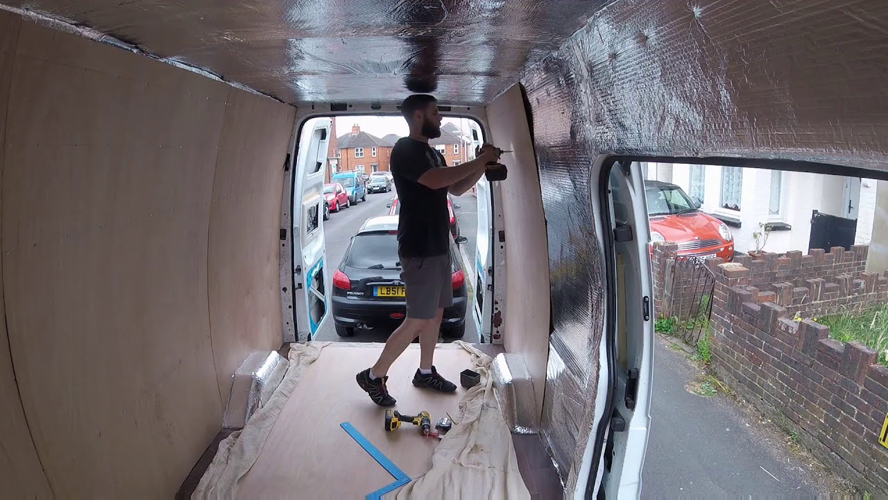 Van conversion - Wall coverings. Video 6 - YouTube