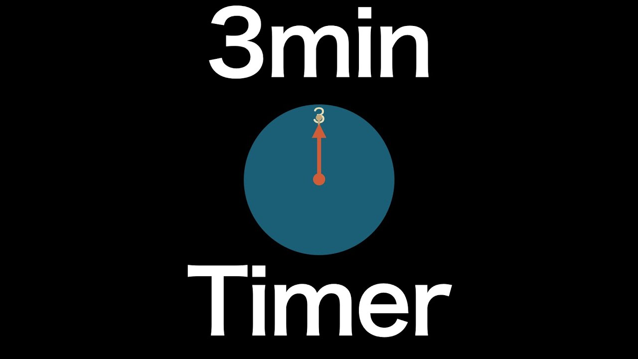 Timer 3min (silent) - YouTube