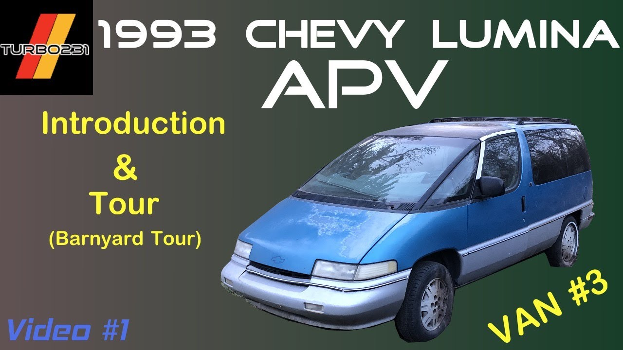 1993 Chevy Lumina APV - Introduction & Tour for Van #3!!! Neon Blue! - YouTube