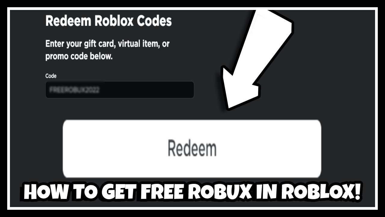 How To: GET FREE ROBUX IN ROBLOX! (STILL WORKING, 2022) (Roblox) | its ...